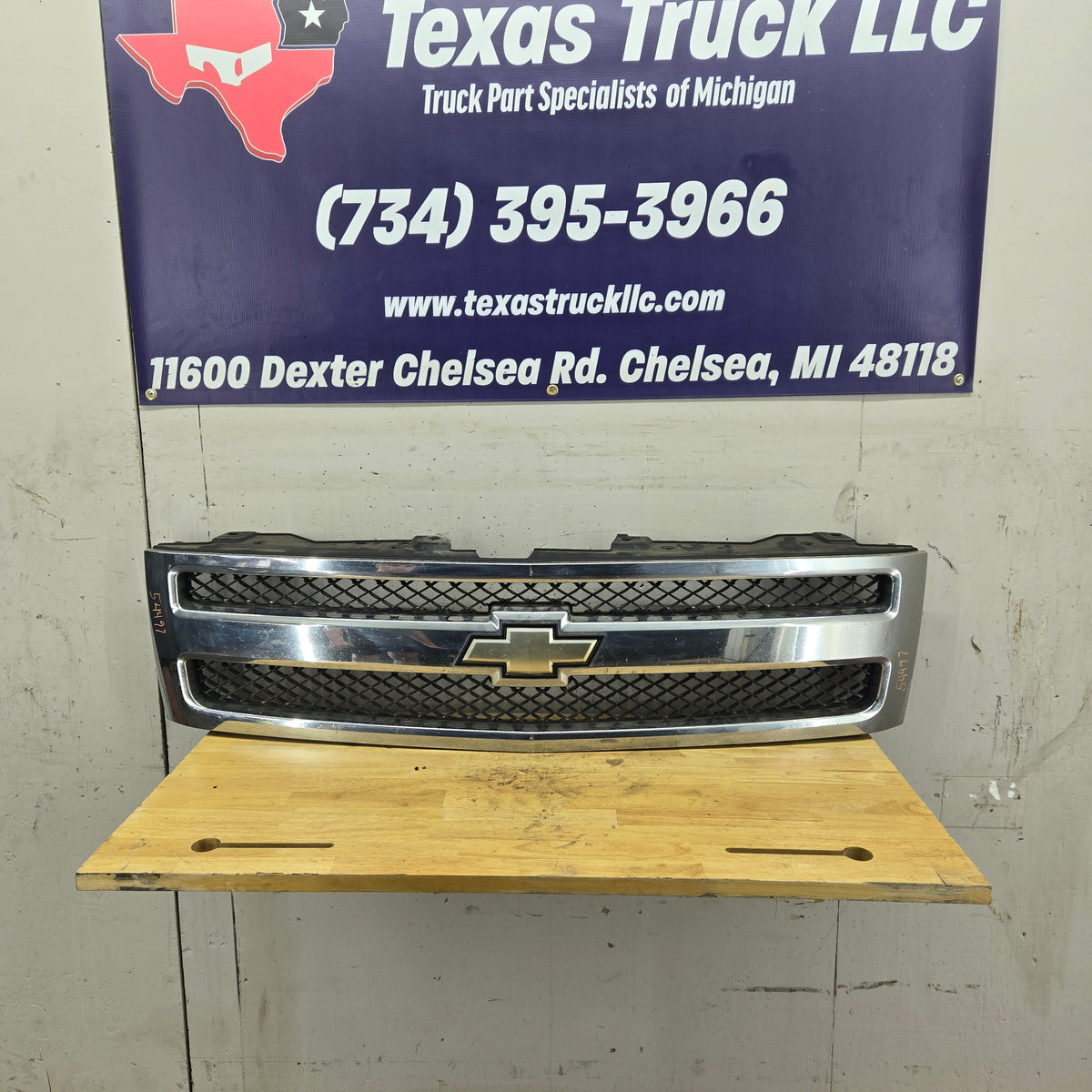 2007-2013 Chevrolet Silverado 1500 Chrome Grille – Texas Truck LLC