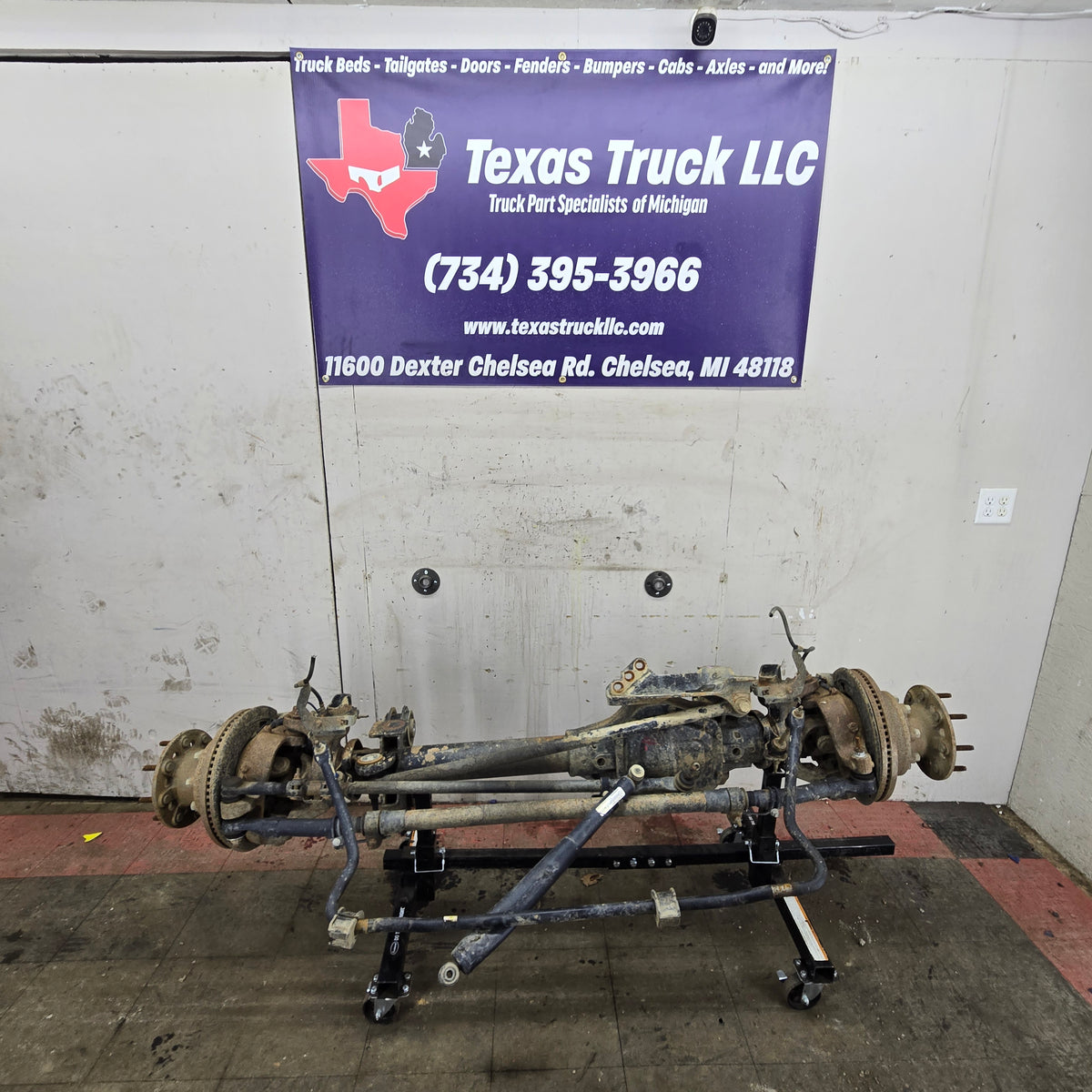 2011-2012 Ford Super Duty F350 Dually Front Axle 4.10 Gear Ratio 8 Lug ...