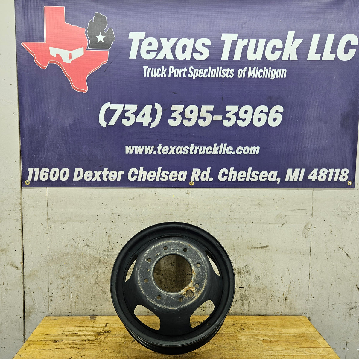 2019-2024 Dodge Ram 3500 5th Gen 17" x 6" Dually Steel Wheel CAB CHASS ...