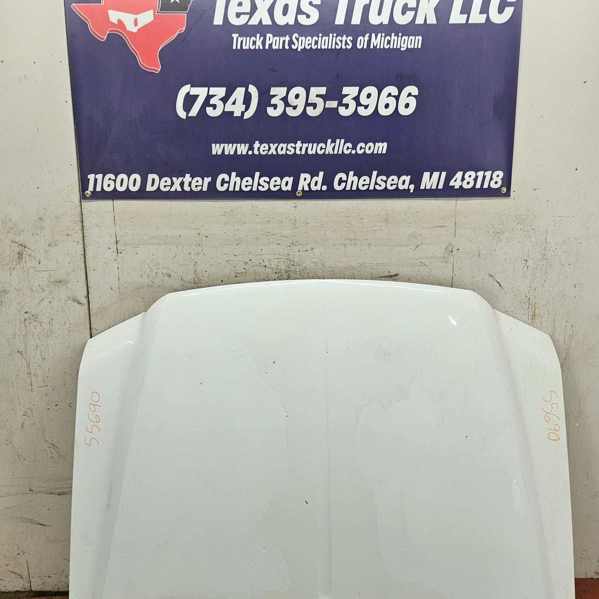 1999-2007 Ford Super Duty Hood F250 F350 F450 F550 - Oxford White ...