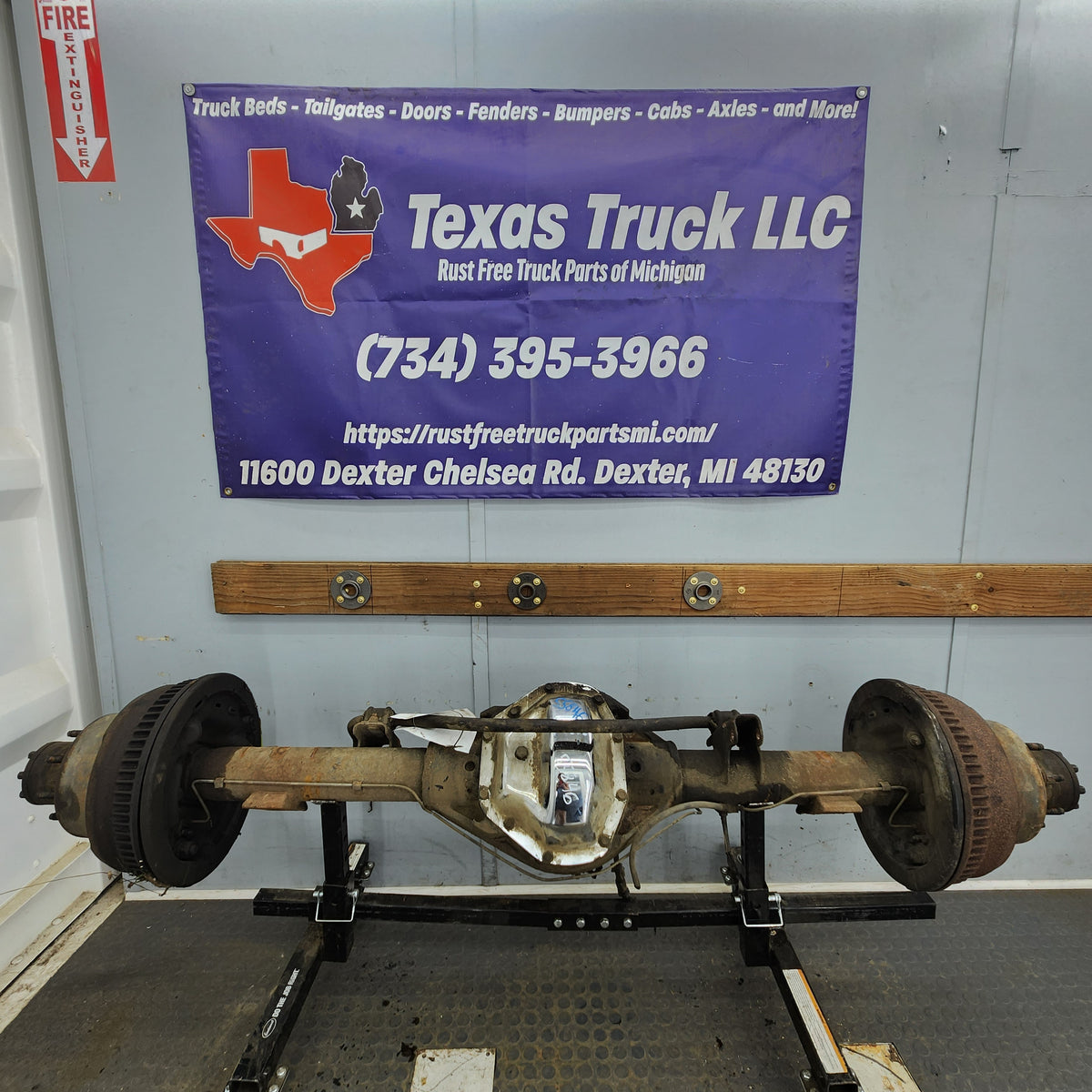 1994-1999 2nd Gen Dodge Ram 3500 Dually 4x4 Rear Axle 4.10 Ratio Cummi ...
